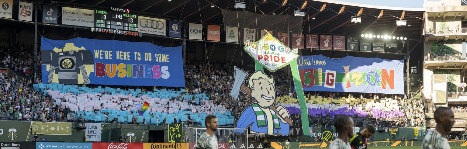 Timbers Army Prideraiser 2025 presented by Timbers Army 🏳️‍🌈🖤🤎🏳️‍⚧️⚽️ ...